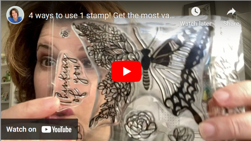 4 ways to use 1 stamp! Get the most value out of a single stamp set ...